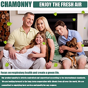 CHAMONNY H-HF400-VP Filter Replacement, Compatible with Hunter H-HF400-VP, H-PF400 and Hunter HP400 Cylindrical Tower Air Purifier, 1 True HEPA Filter + 4 Pre-Carbon Filters