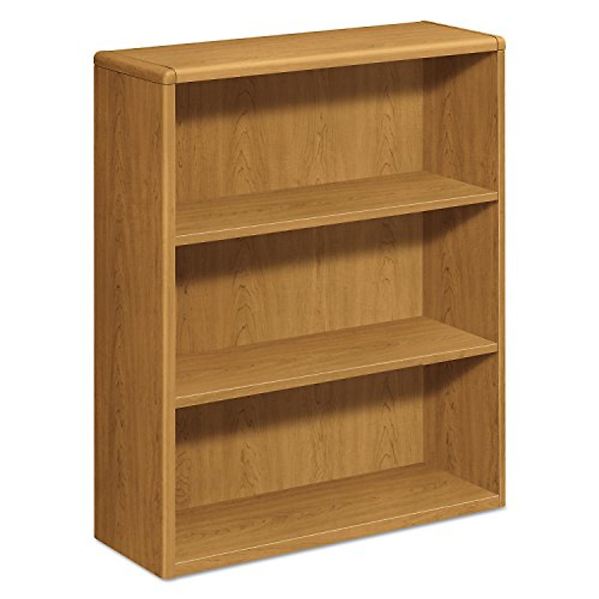 Hon 10753Cc 10700 Series Wood Bookcase, Three Shelf, 36W X 13 1/8D X 43 3/8H, Harvest