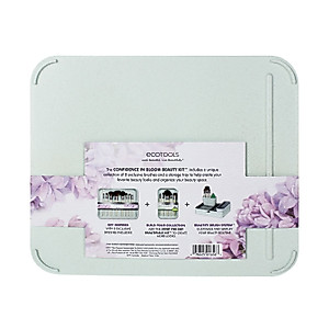 EcoTools-Cruelty Free Confidence in Bloom Brush Set-Cruelty Free Synthetic Taklon Bristles, Recycled Packaging, Recycled Aluminum Ferrules