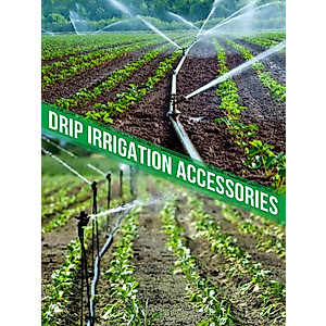 Kalolary 500 Pcs Drip Irrigation Plug, 1/4 inch Tube End Closure Irrigation Plugs Irrigation Stopper for Home Garden Lawn Supplies(Black)