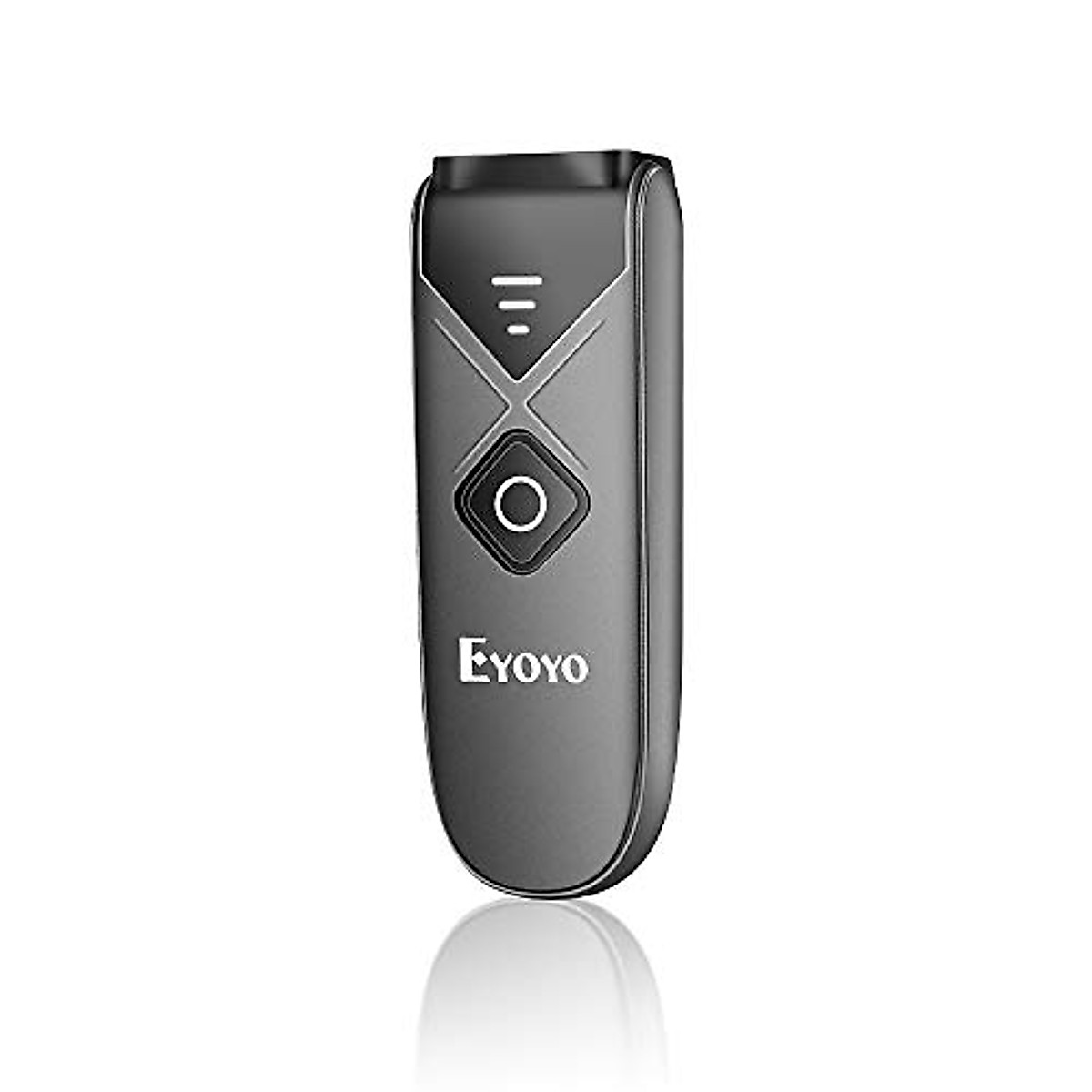 Eyoyo Barcode Scanner, Mini Portable Barcode Reader with USB Wired 2.4G Wireless Connection 1D 2D QR PDF417 Data Matrix Image Scanner