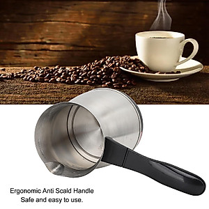 Turkish Coffee Maker, Turkish Electric Coffee Maker Machine, 5 to 6 Cup Brewing Capacity, for Delicious Turkish & Greek Coffee, Stainless Steel Turkish Coffee Pot 600ml