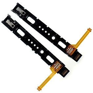 Deal4GO Left & Right Joycon Slide Rail w/Sensor Flex Cable Compatible with Nintendo Switch Joycon Controller Slider Rail