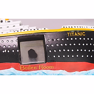 Titanic 3D Ship Model with Authentic Coal from RMS Titanic