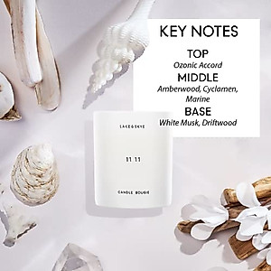 Lake & Skye 11 11 Scented Soy Candle - Lead-Free Cotton Candle Wick - Clean, Sheer, Uplifting