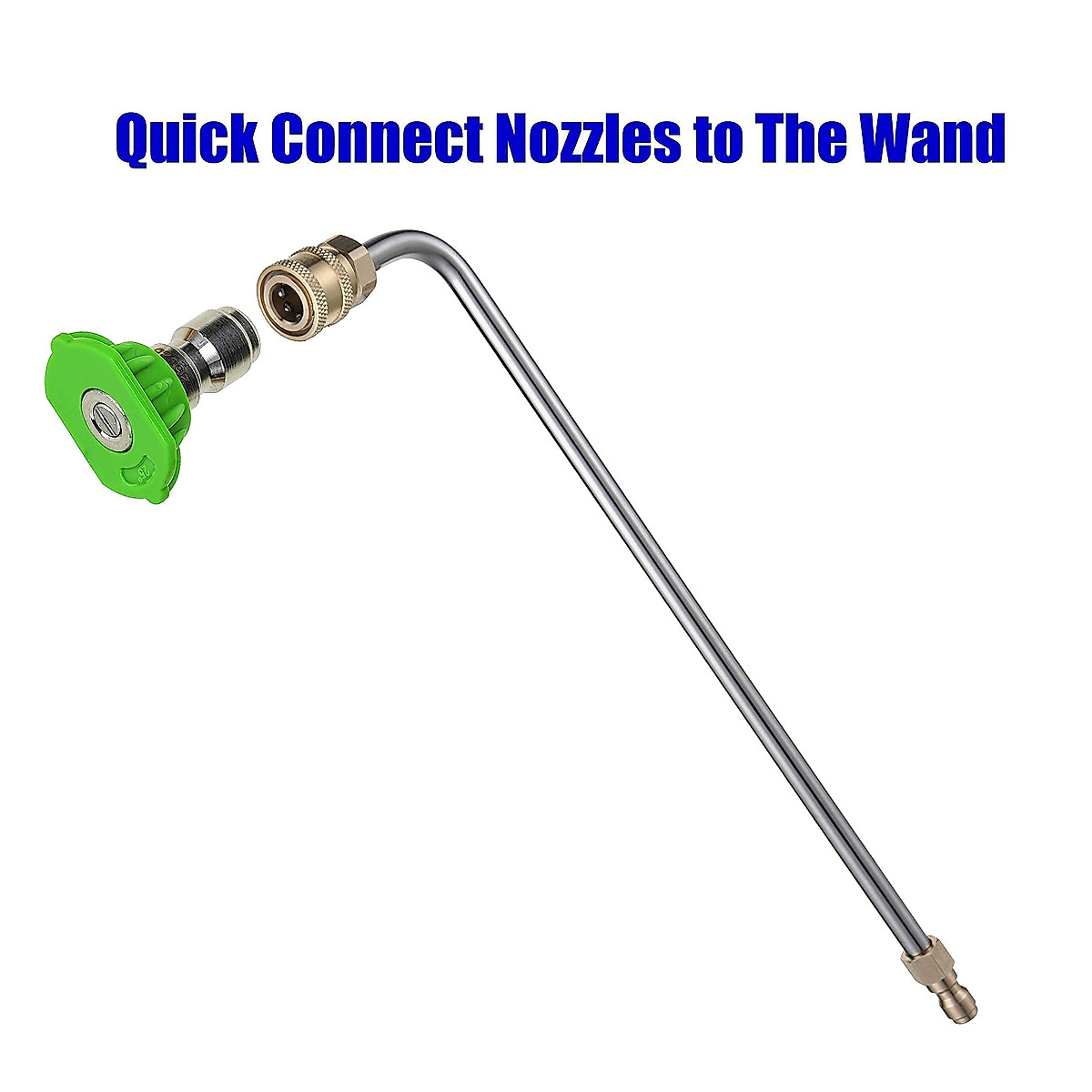 M MINGLE Pressure Washer Wand Extension, Replacement Lance, 1/4 Inch Quick Connect, 4000 PSI