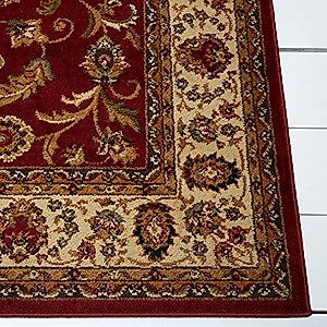 Home Dynamix Royalty Elati Traditional Area Rug 7'8"x10'4", Oriental Red/Ivory