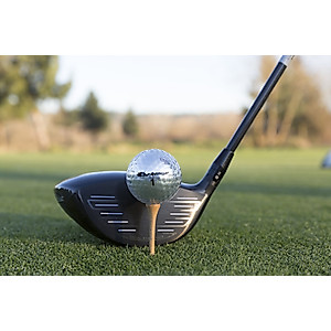 Chromax Metallic M5 Colored Golf Balls (Pack of 6), Silver