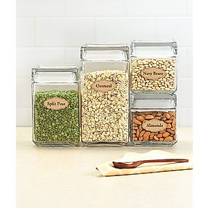 Avery Multi-Use Labels, Kraft Brown Oval Scroll 1-1/8" x 2-1/4", Pack of 24 (40151)