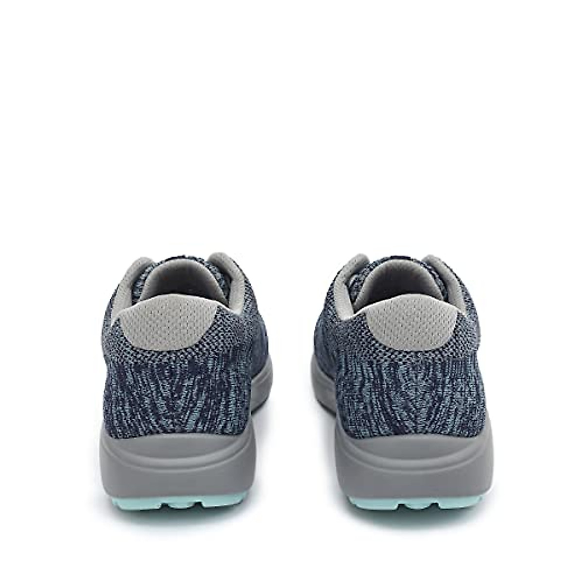 TRAQ by Alegria Womens Goalz Blue Multi Smart Walking Shoe 9.5-10 M US