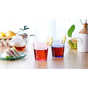 SCANDINOVIA - 20oz Unbreakable Premium Iced Tea Drinking Glasses Tumbler Set of 6 - Super Grade Acrylic - Perfect for Gifts - Dishwasher Safe - Plastic Cups Acrylic Drinking Glasses Drinkware