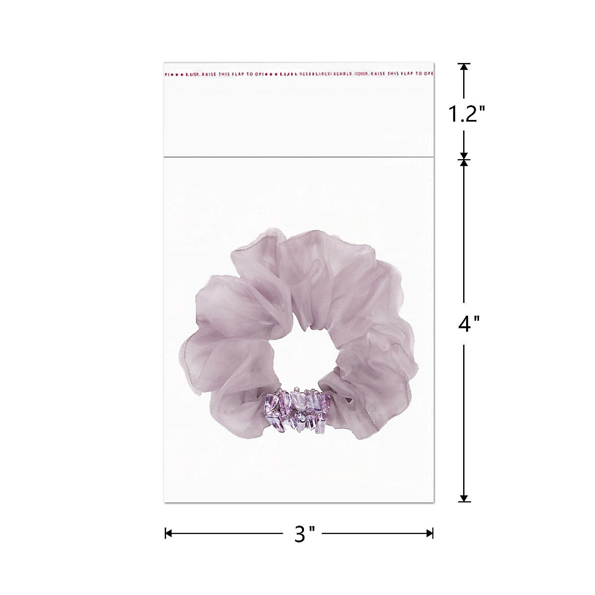 3x4'' Self Sealing Cellophane Bags 300pcs Small Clear Self Adhesive Cello Bags 2mil Tiny Resealable Poly Pouch Bags for Cookie Candy Bakery Photos Cards Soap Jewelry Party Decorative