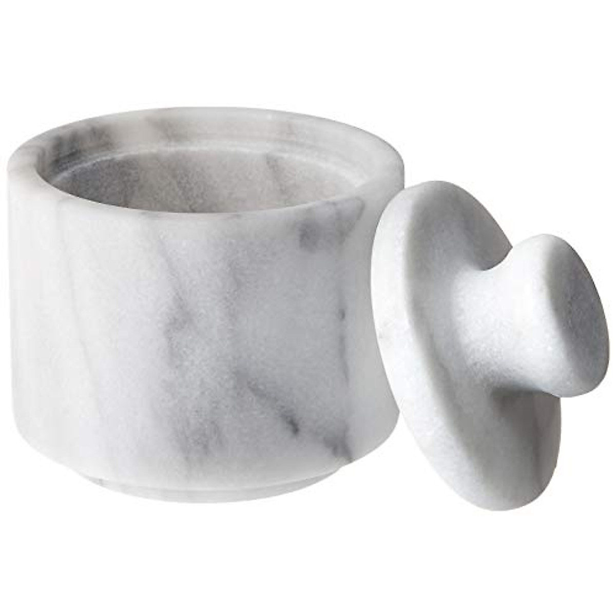 Fox Run Marble Salt Cellar, White 3" x 3"