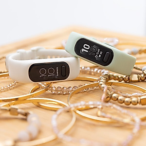 PlayBetter Garmin vivosmart 5 (Mint, S/M) Fitness Tracker Bundle - Easy to Use Wrist Watch with Heart Rate Monitor, Sleep Tracker, & Phone GPS - includes 5000mAh Portable Charger