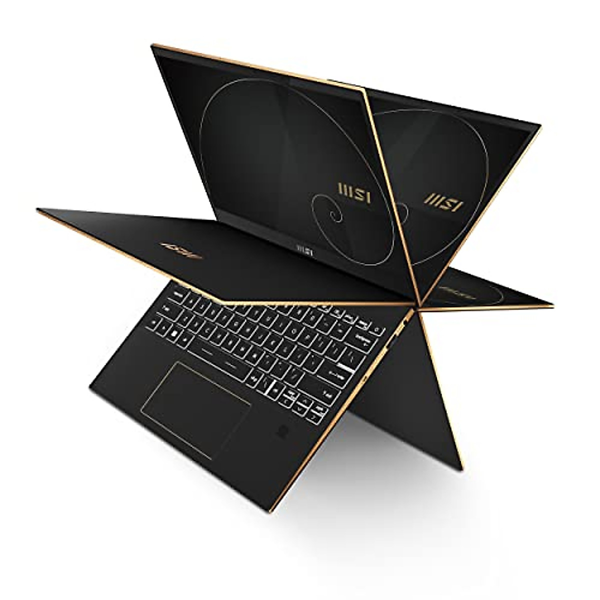 MSI Summit E13 Flip Evo 13.4" FHD+ 120hz Touch 2 in 1 Business Laptop: Intel Core i7-1260P Iris Xe 32GB LPDDR5 1TB NVMe SSD, 360-Degree Flip, Thunderbolt 4, MSI Pen, Win 11 Pro: Ink Black A12MT-013