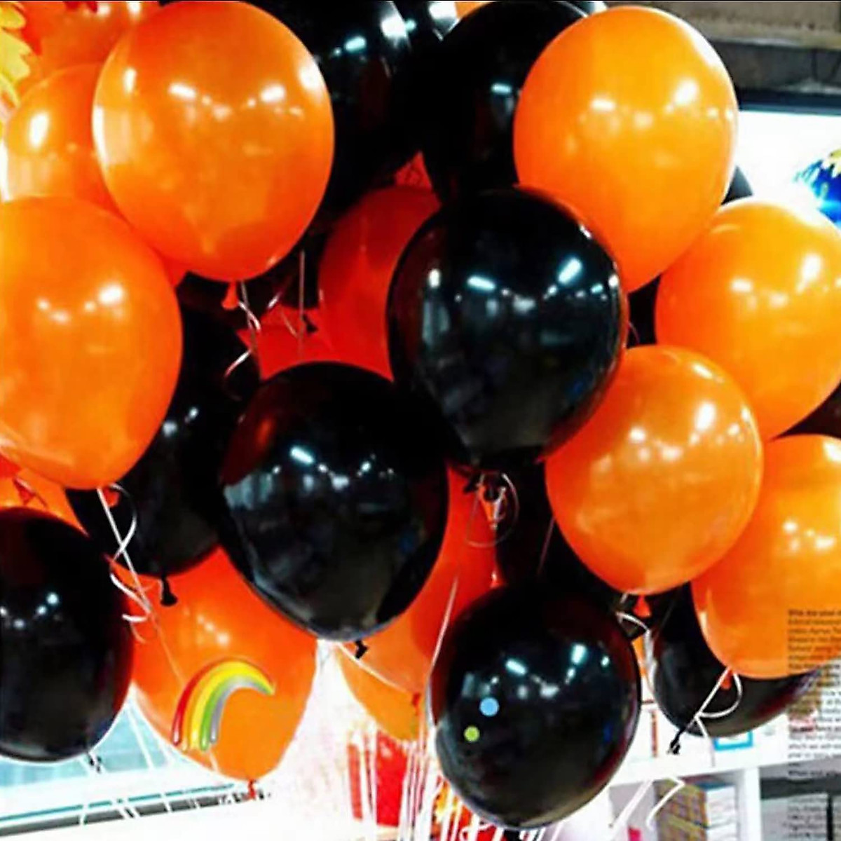 Black Balloons 55 pcs Black Party Latex Balloon 18inch 12inch 5inch for Birthday Baby Bridal Shower Wedding Party Decorations