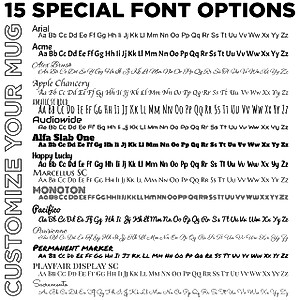 Custom Photo Coffee Mug, 11 - 15 oz. Personalized Mug w/ Picture, Text, Name - Gifts for Boyfriend, Girlfriend, Best Friend, Christmas Gifts, Taza Personalizadas - White