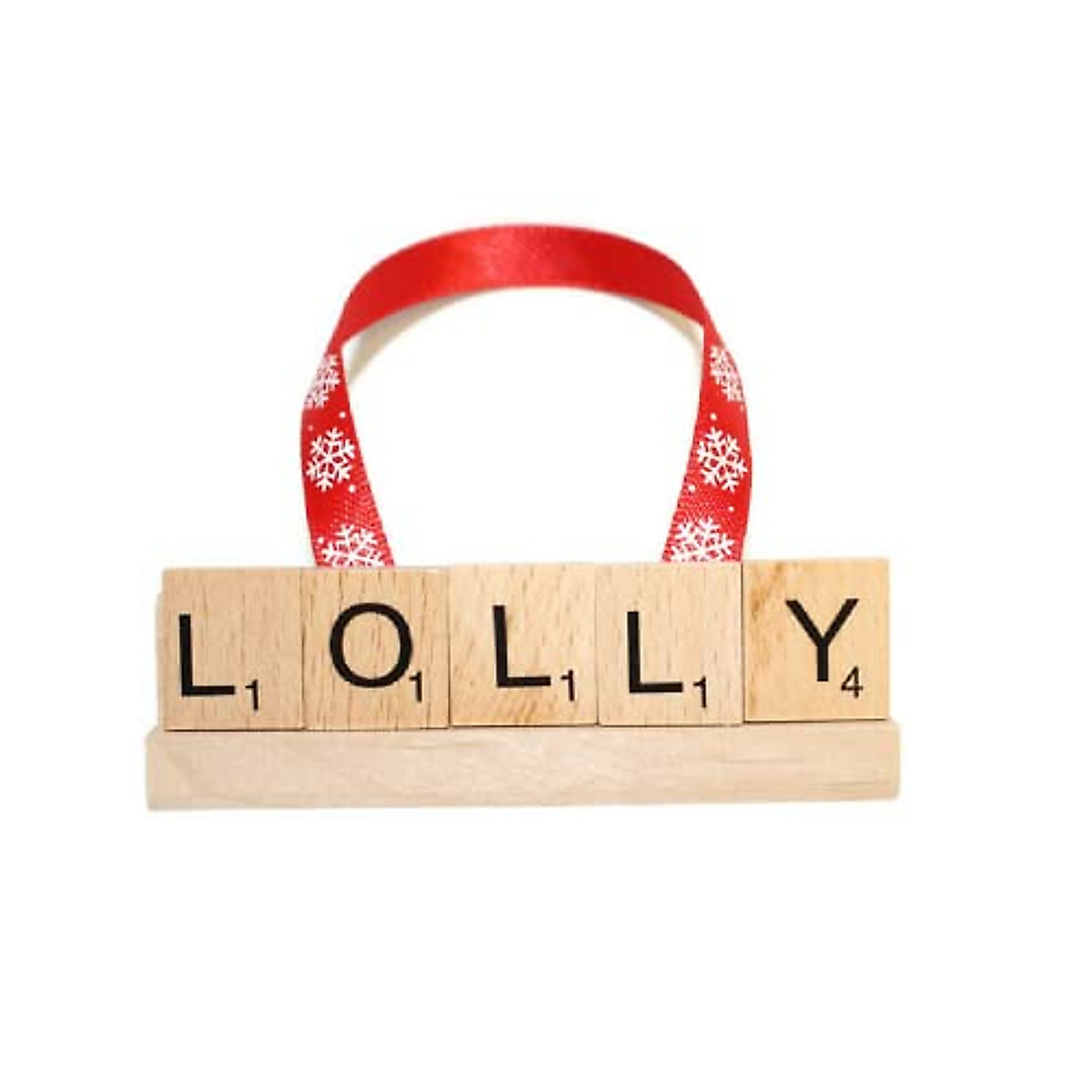 Hiding Place Boutique, Handmade Lolly Christmas Ornament, Lolli Lollie Gift Birthday Present Pop Poppop Poppy Tree Stocking Stuffer Pregnancy Announcement Baby Reveal