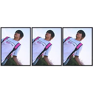 Aynoo 16x20 Poster Frame Black, Display Picturess 16x20 Metal Picture Frame,Aluminium Industries Studio Gallery Frame