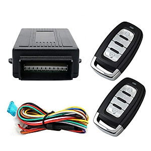 MASO Auto Remote Central Kit Universal Car Door Lock with Contorl Box + 2 Replacement Remote Contorl for Car Central Lock