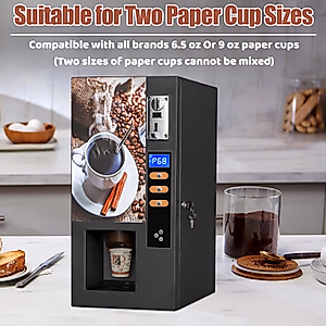 RXFSP Smart Commercial Fully Automatic Table type Self Coin Payment 3 Flavor Instant Hot Coffee Vending Machine Tea Milk
