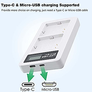 2-Pack Rechargeable Battery for Arlo Pro / Arlo Pro 2 Camera, Battery Charger Station Compatible with Arlo pro / Arlo pro 2 Replacement Batteries VMA400 [7.2V/2440mAh/17.57Wh]