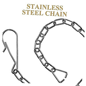 DOITOOL Toilet Accessories 6 Sets Toilet Handles Lever and Flapper Chains Flapper Chain Toilet Flush Tank Lever Metal Toilet Drain Valve Toilet Tank Handle Lever