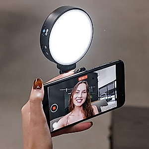 Lume Cube Video Conference Lighting Kit - LITE Edition | Computer Light for Video Conferencing & Live Streaming | Laptop Light, Adjustable Brightness and Color Temperature, Computer Mount Included