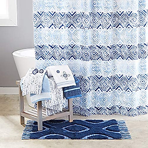 SKL Home by Saturday Knight Ltd. Kali Diamond Rug, Midnight Blue