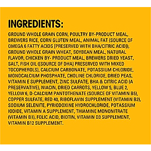 Pedigree Puppy Growth & Protection Dry Dog Food Chicken & Vegetable Flavor, 7 Lb. Bag