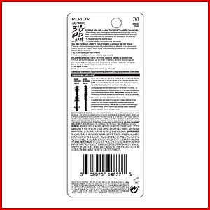Revlon Mascara, So Fierce Big Bad Lash Eye Makeup, Volumizing, Lasts up to 24 Hours, No Clump, Smudge Proof, Flake Proof, 761 Black, 0.34 fl. Oz
