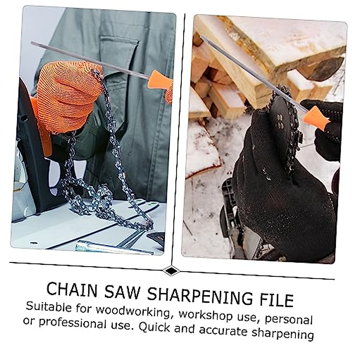 Uonlytech 1 Set Set File Swiss Pattern Rotary Burrs File Chainsaw Sharpeners Chainsaw Sharpening Kit Square Tool Drill Bit Sharpener Round Sharpener Round Files Metal Rasp Flat Plastic Grip