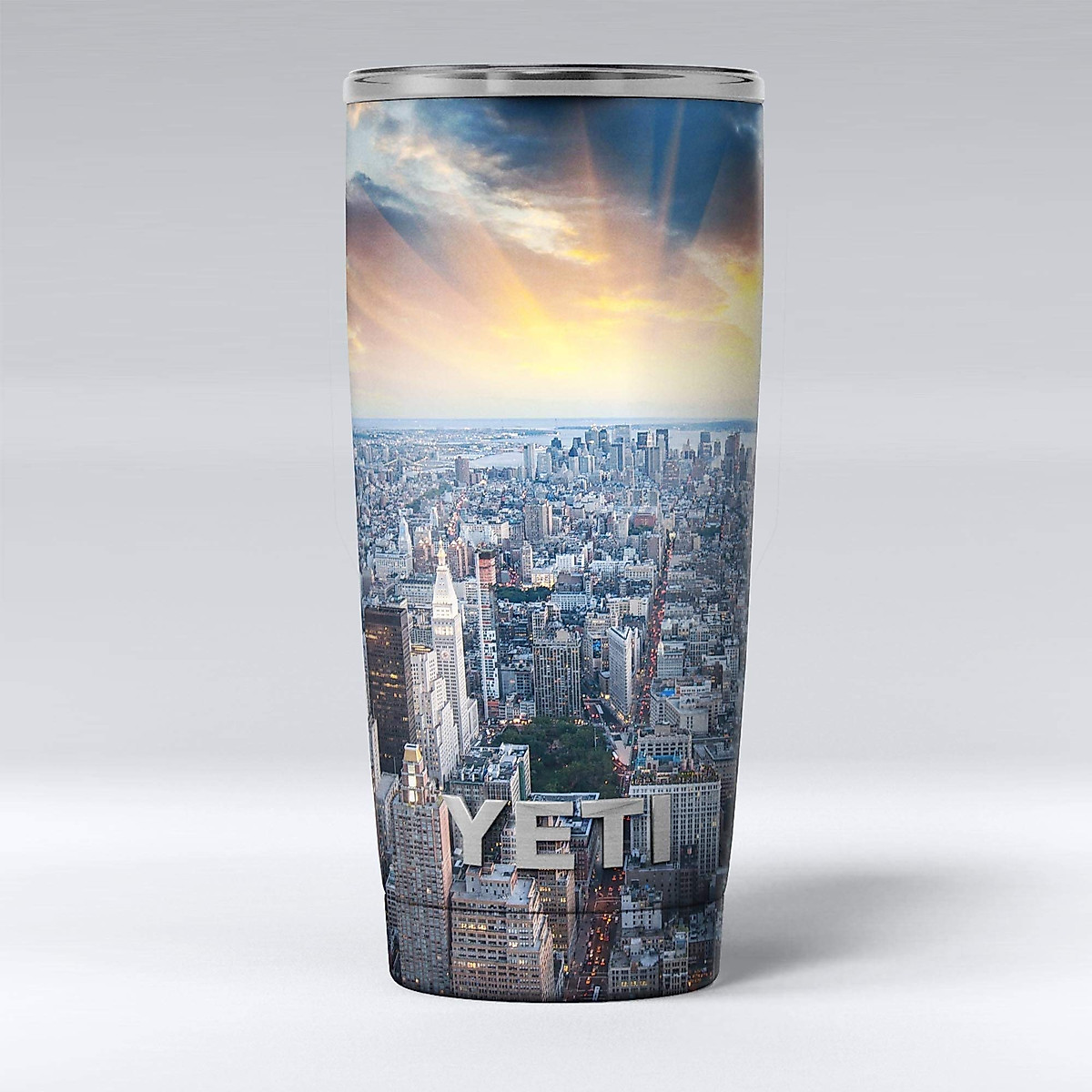 Design Skinz Fusion NYC Skylight - Skin Decal Vinyl Wrap Kit Compatible with The Yeti Rambler Cooler Tumbler Cups