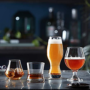 Libbey Craft Brews Classic Belgian Beer Glasses, 16-ounce, Set of 4