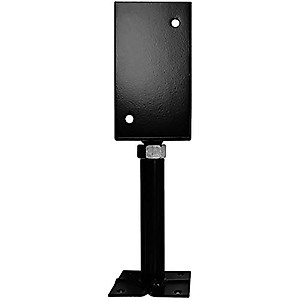 Black 4x4" Adjustable Deck Support Bracket