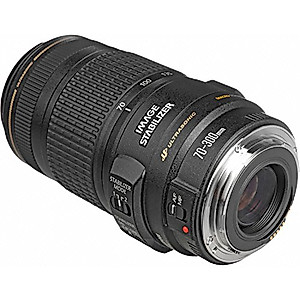 Canon EF 70-300mm f/4-5.6 IS (Image Stabilization) USM Lens for Canon EOS SLR Cameras (Renewed)