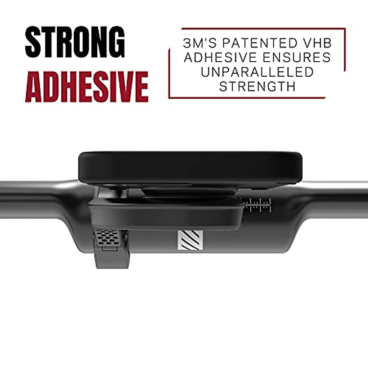 KOM Cycling Garmin Edge Universal Cell Phone Mount Adapter Attach Your iPhone or Any Smartphone to Any Garmin Bike Mount - Garmin Phone Mount Quarter Turn Adhesive Adapter