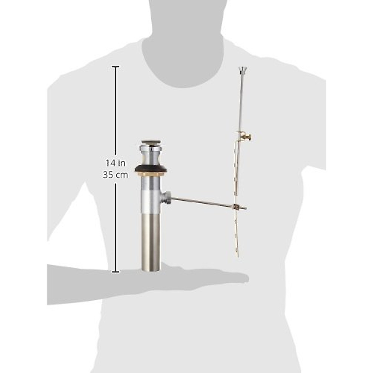 MOEN 10790 Universal Bathroom Drain Assembly, Polished Brass