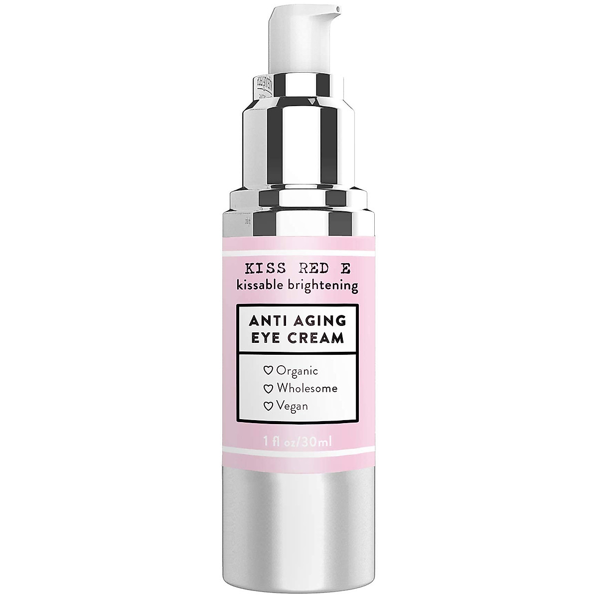 KissRedE Anti-Aging Eye Cream for Dark Circles, Puffiness, Fine Lines, and Wrinkles - Fragrance-Free, 1 Fl Oz