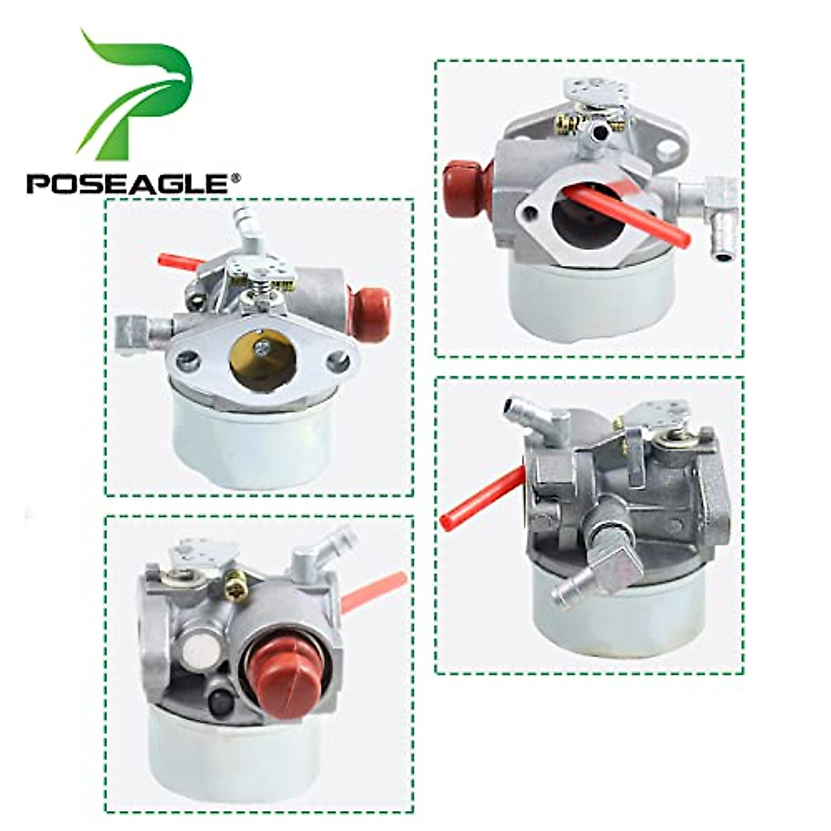 POSEAGLE 640262A Carburetor Compatible with Tecumseh 640262A, 640262, 640026, 640069, 640156, 640174, 640076A for Tecumseh LEV100, LEV115, LEV120 4 Cycle Vertical Engines
