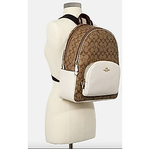 Coach 6495 Large Court Backpack In Signature Canvas