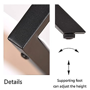 CA CENG AN Metal Bookshelf, Modern Industrial Bookcase,Small Bookshelf,Simple Bookshelf