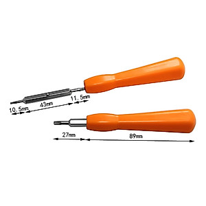 Doorbell Screwdriver For Doorbell Repairing Household Screwdriver Bit Screwdriver Double-end Repair Tool Set Doorbell Screwdriver Replacement Kit Tool For Doorbell 2