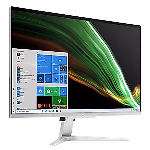 Acer Aspire C27-1655-UA93 AIO Desktop | 27" Full HD IPS Display | 11th Gen Intel Core i7-1165G7 | NVIDIA GeForce MX330 | 16GB DDR4 | 512GB SSD | 1TB HDD | Intel Wireless Wi-Fi 6 | Windows 10 Pro