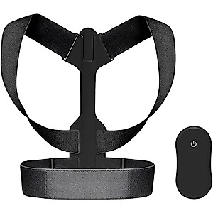 Bzdzmqm Intelligent Posture Corrector - Posture Trainer for Kids Men Women, with Chip Smart Sensor Vibration Reminder, Back Support Back Straightener Shoulder Strap Posture Trainer Gifts