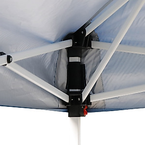 ZENY 10x10 Pop Up Canopy Tent Portable Outdoor Canopy Tent for Parties Camping Patio Gazobo Instant Shelter Beach Sun Shade, Height Adjustable Straight Legs, Waterproof UV Resistant, Wheeled Carry Bag