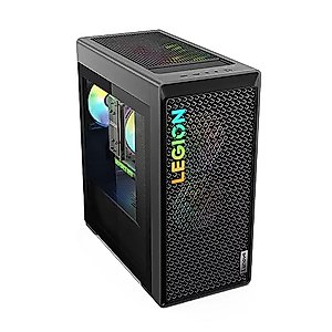 Lenovo Legion T5 Tower Gaming Desktop Computer - AMD Ryzen 5 7600 6-Core up to 5.10 GHz Processor, 64GB DDR5 RAM, 2TB NVMe SSD + 2TB HDD, GeForce RTX 3060 12GB GDDR6, Windows 11 Pro