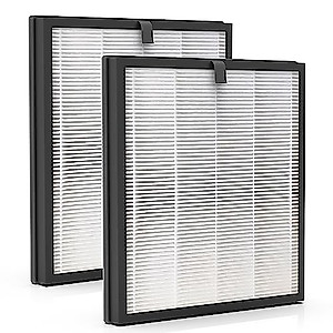 EzLfGre M1 Replacement Filter Fit for YIOU M1 Air Purifier, H13 True HEPA, 2 Pack