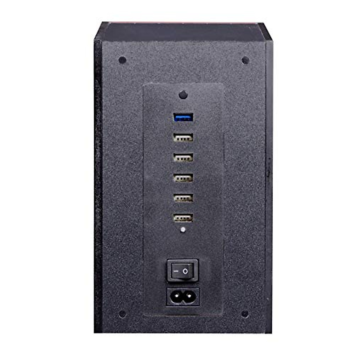 New Wave Toys RepliTronics Arcade Change Machine USB Charging Station, Retro Desktop Office Hub for Multiple Devices, Classic Wood Panel