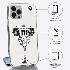 Phone Case American Hunting USA Patriot Design Silicone Transparent - Compatible iPhone and Samsung (Samsung Galaxy A04)